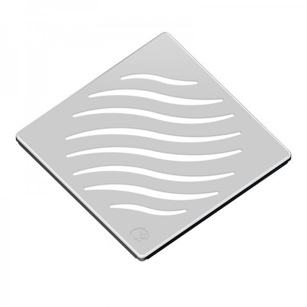 Grelha Quadrada Inox 100mm - Tigre#SIMONLEX# - Sim Acabamentos